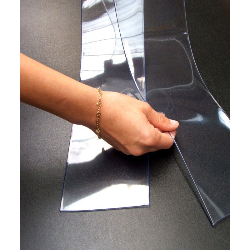 PVC souple transparent 10 cm en vrac par mètre linéaire (15 m) | Leroy ...