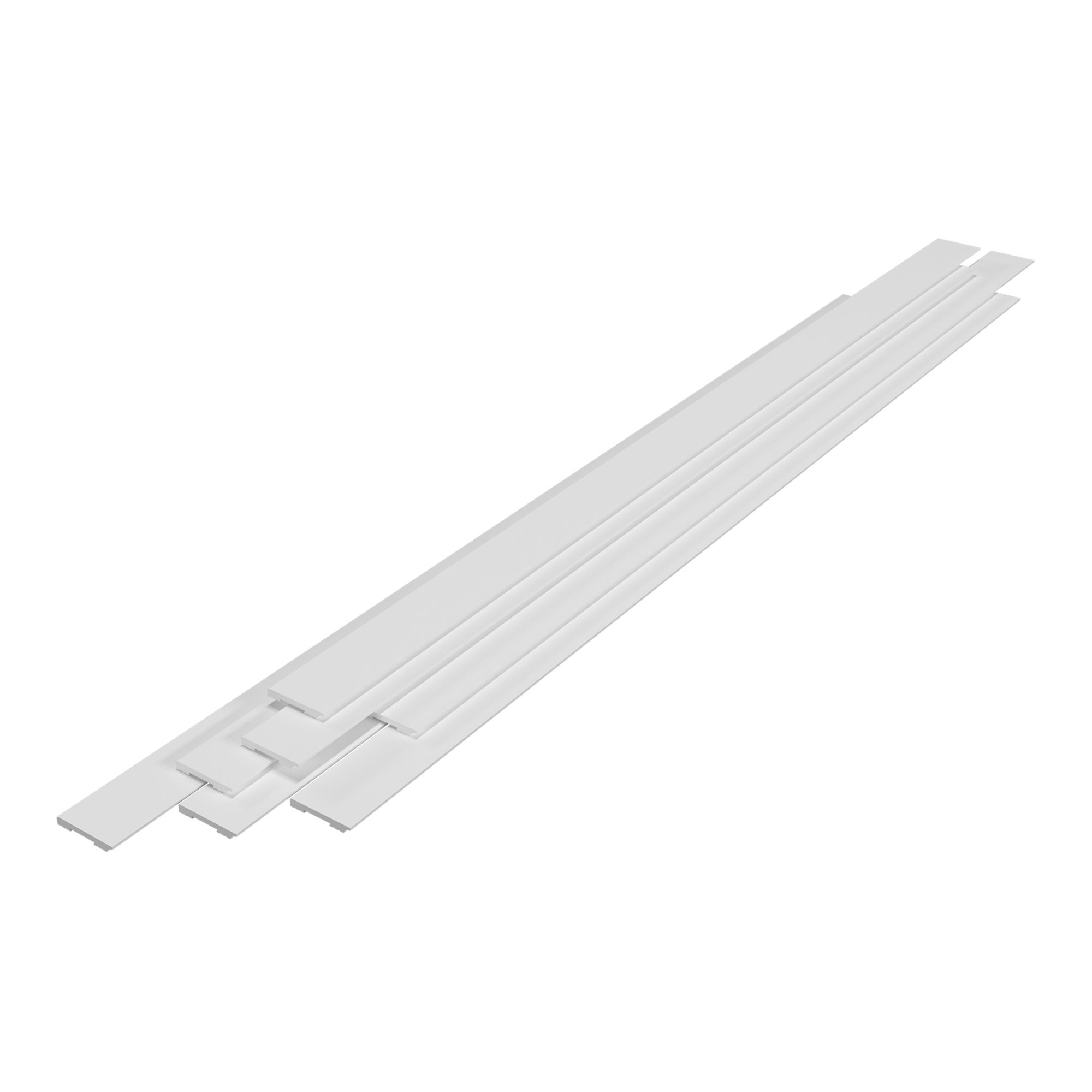 Juego de 21 rodapiés de 195 x 8 cm color blanco 03_0009763 | Leroy Merlin