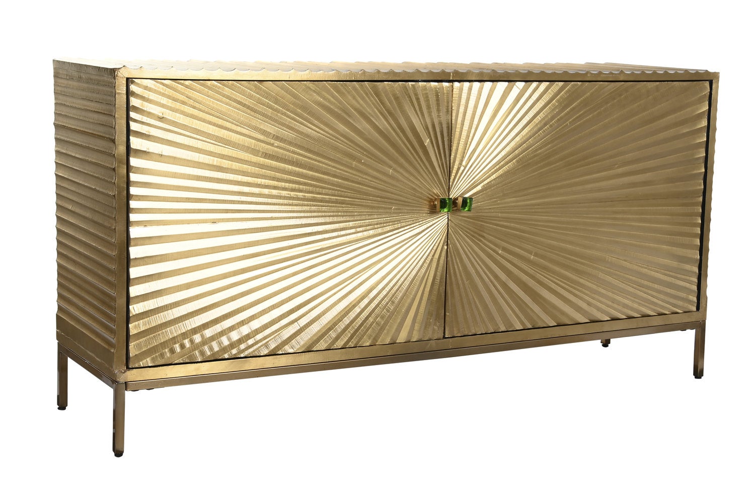 Buffet Poignée Laiton 160x40x80 Doré | Leroy Merlin