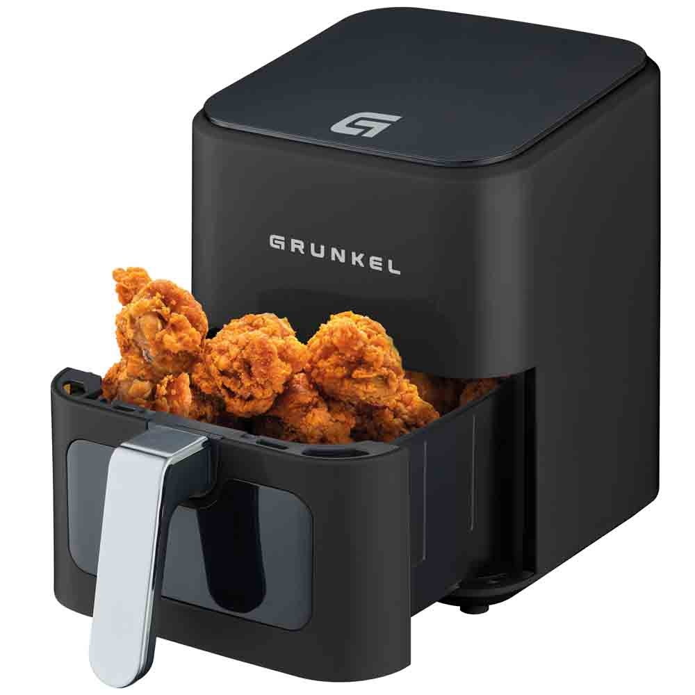 Freidora de aire BLACKEASYFRYER de 4L y 1200W negra | Leroy Merlin