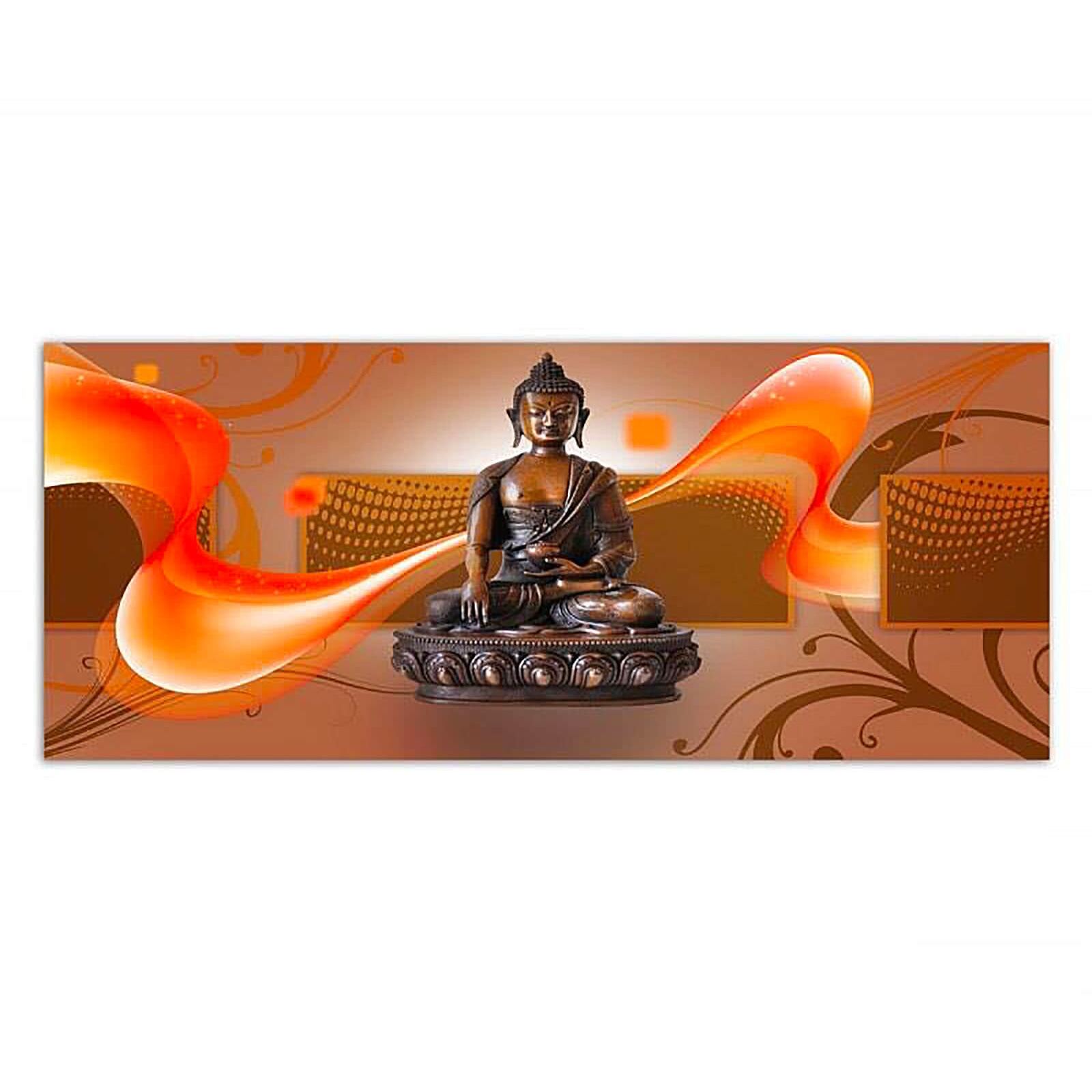 Tableau bouddha bronze - 120 x 40 cm | Leroy Merlin