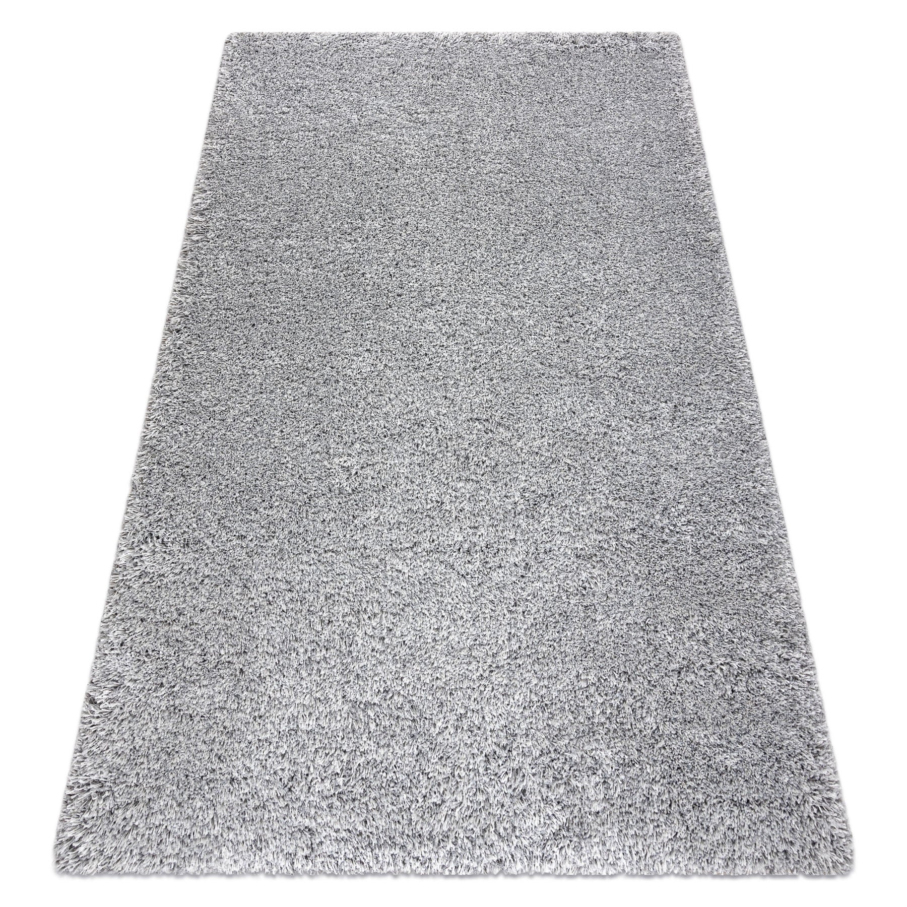 Tapis SUPREME 51201140 shaggy 5cm argent 60x115 cm | Leroy Merlin