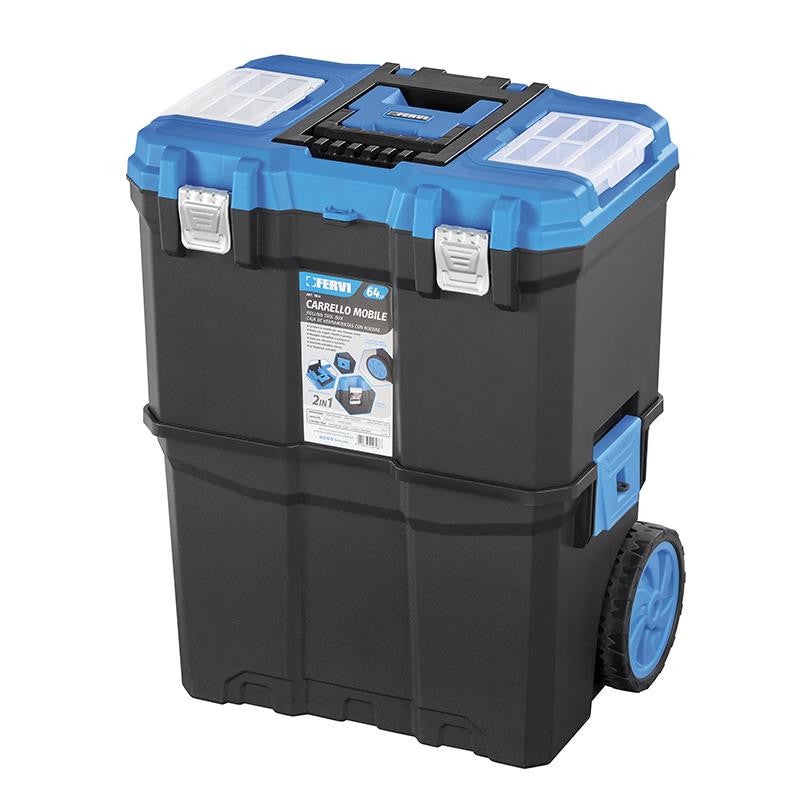CAJA DE HERRAMIENTAS CON RUEDAS 2EN1 FERVI TB31 | Leroy Merlin