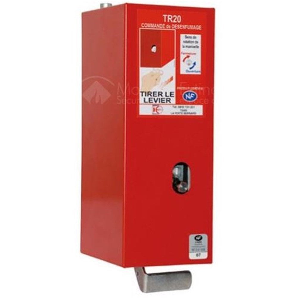 Treuil à déclenchement pneumatique avec levier déclencheur manuel ...