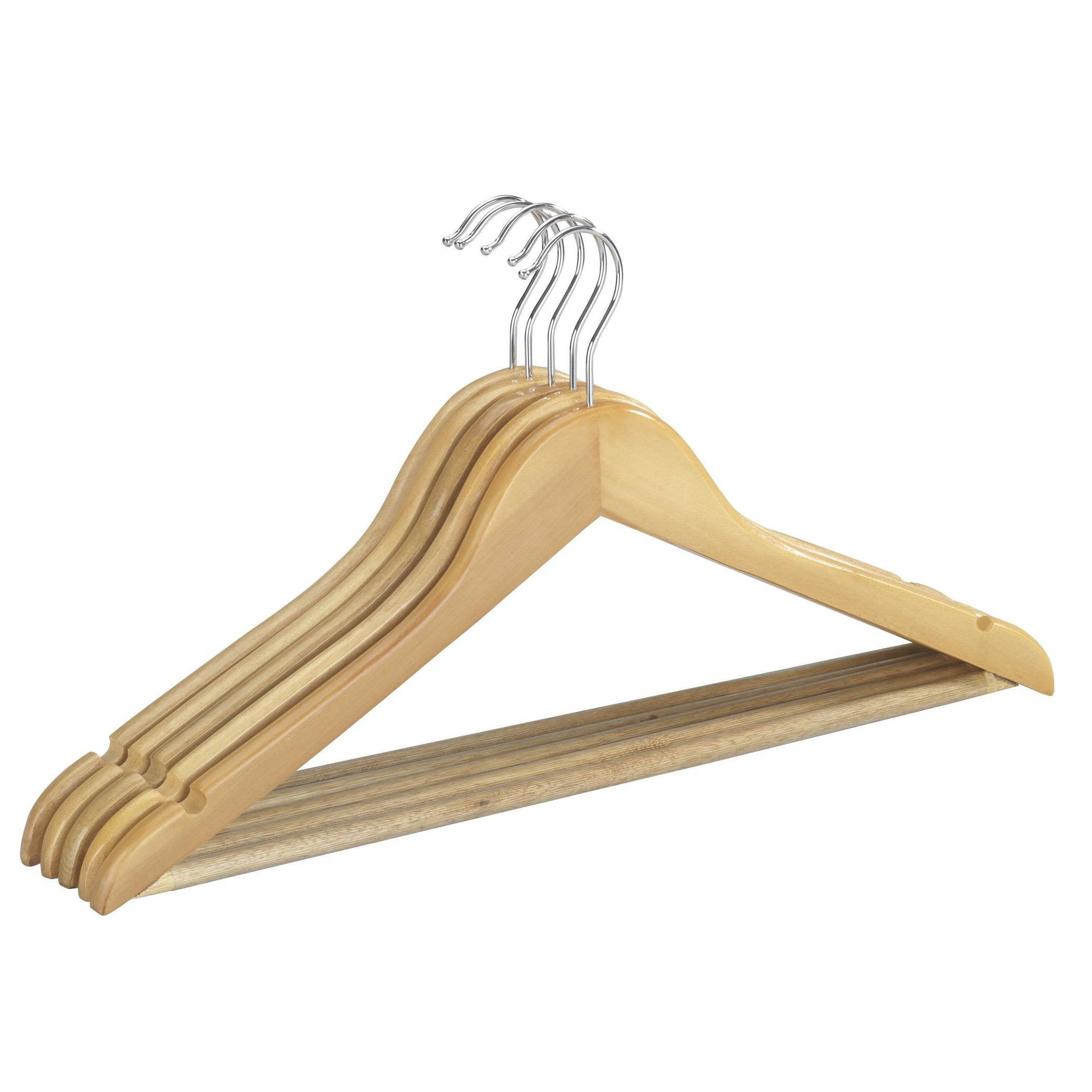 ECO cintre profilé, en bois, 5 pièces, WENKO | Leroy Merlin