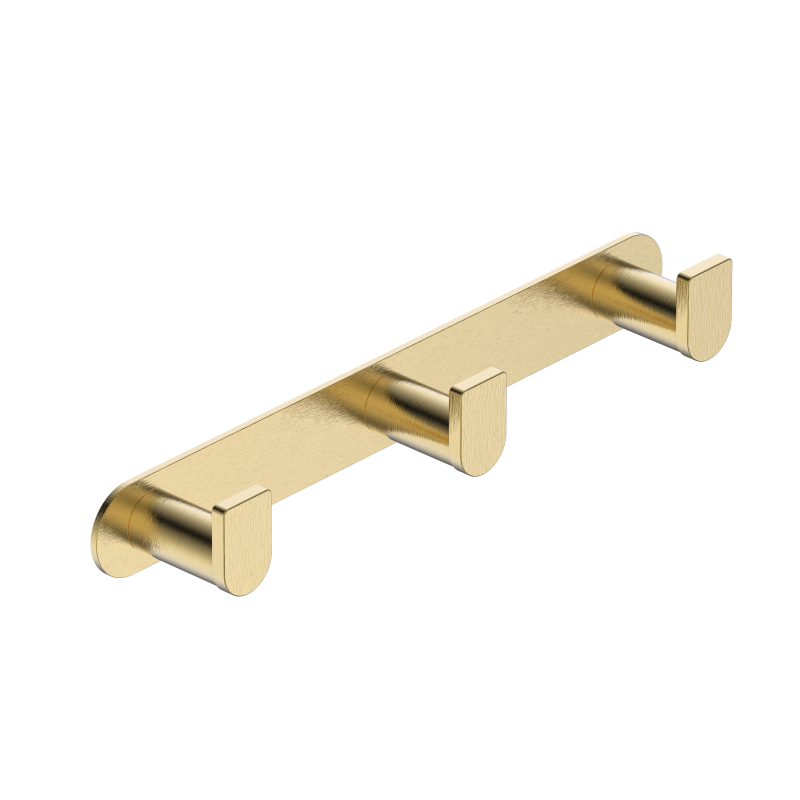 Percha triple en acero inoxidable Serie Practic | Leroy Merlin