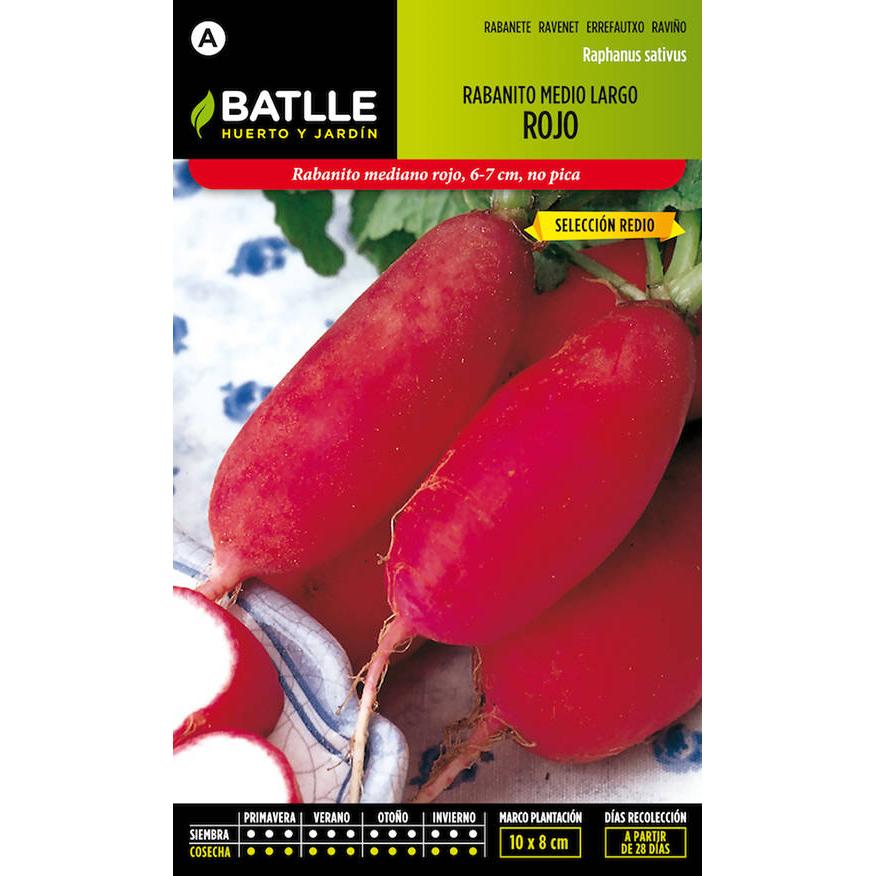 Semillas de Rabanito Dátil rojo sel. | Leroy Merlin