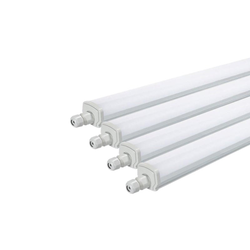 Réglette LED étanche 120cm 36W IP65 Interconnectable - Pack de 4 ...