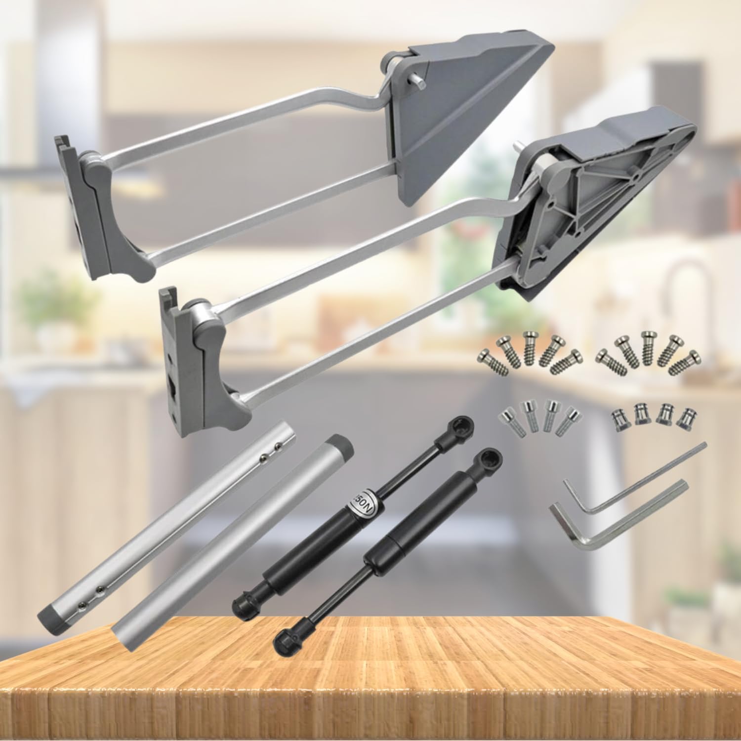 Meccanismo Apertura Anta Pensile Cucina con Ammortizzatore - LIFT-UP 90 ...