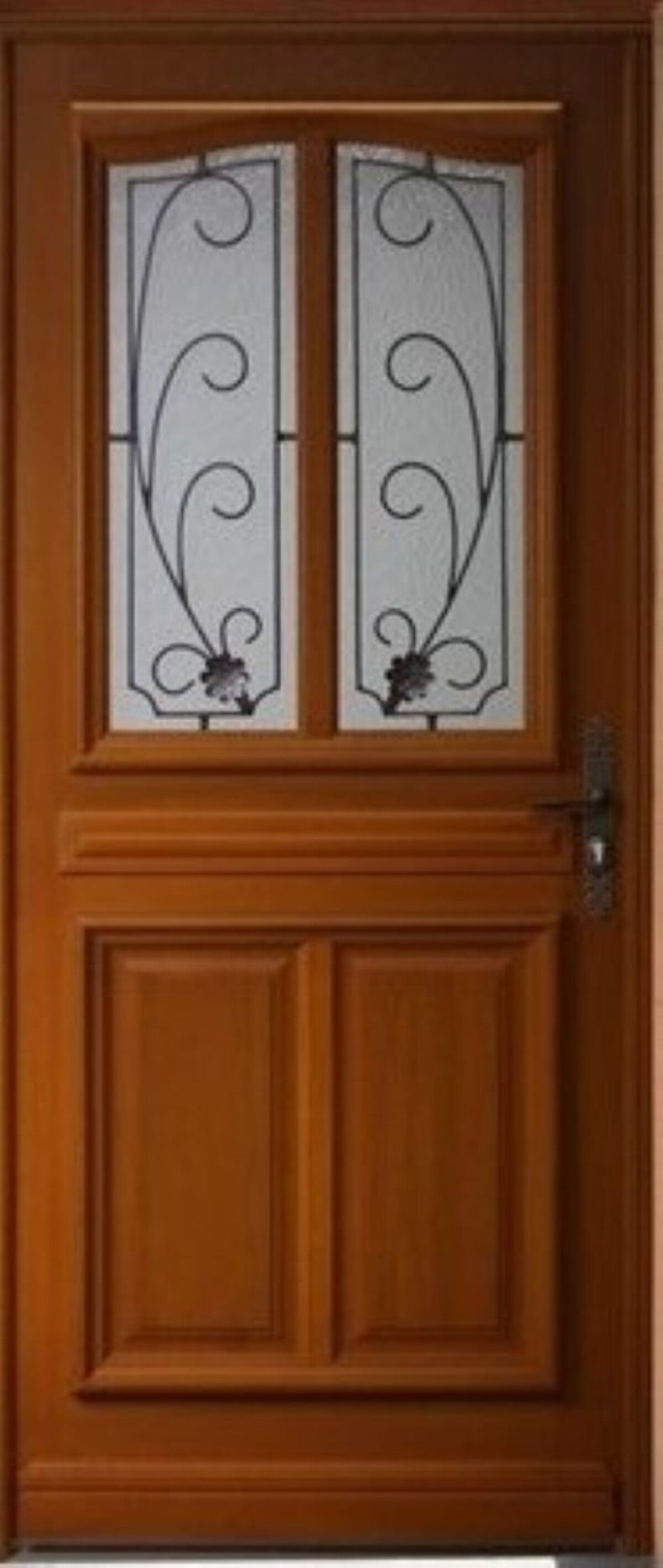 Porte D'Entrée Bois Vitrée, Mathis, H,200Xl,90 P,Gauche Côtes Tableau ...