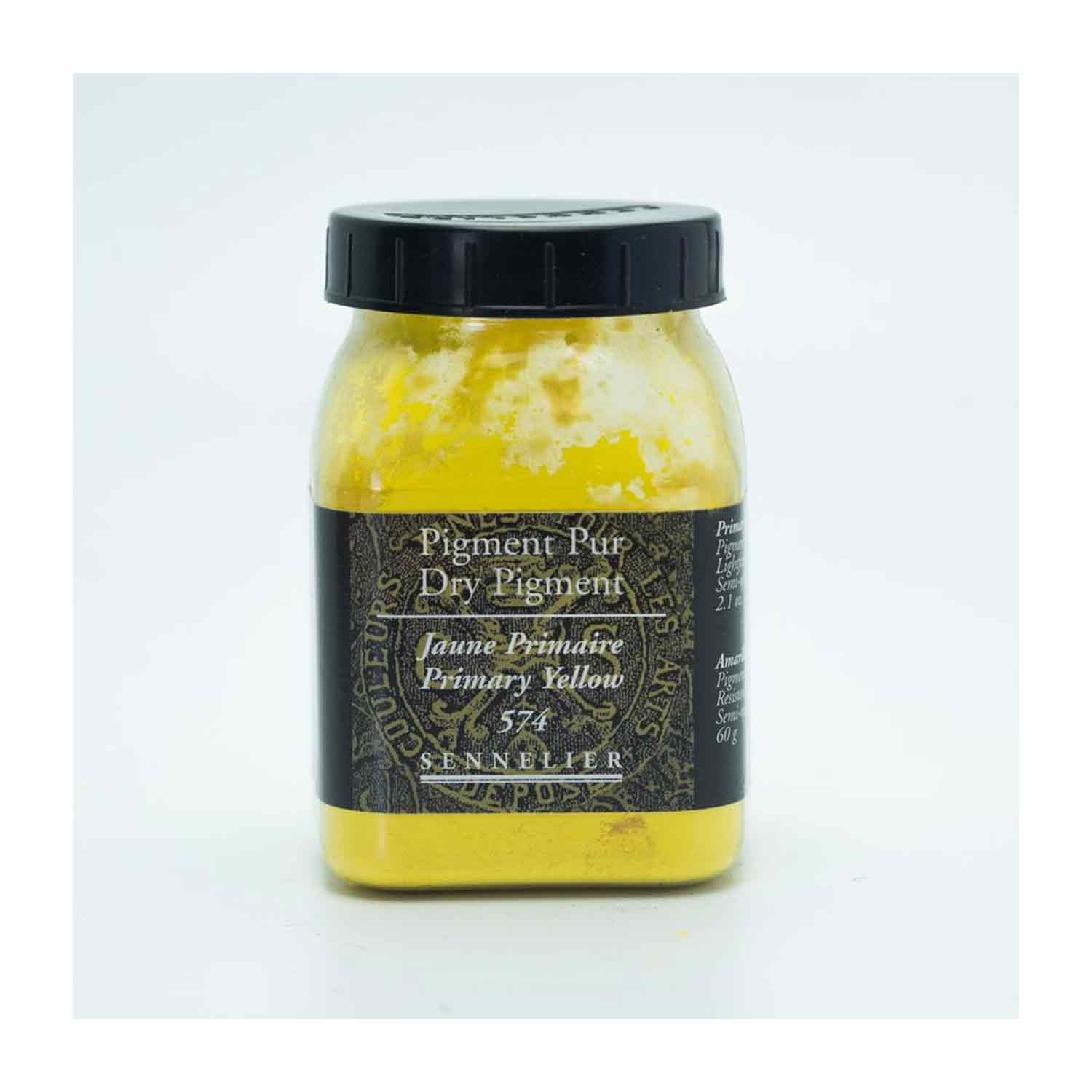 Pigment pour création de peinture - pot 70 g - Jaune primaire ...