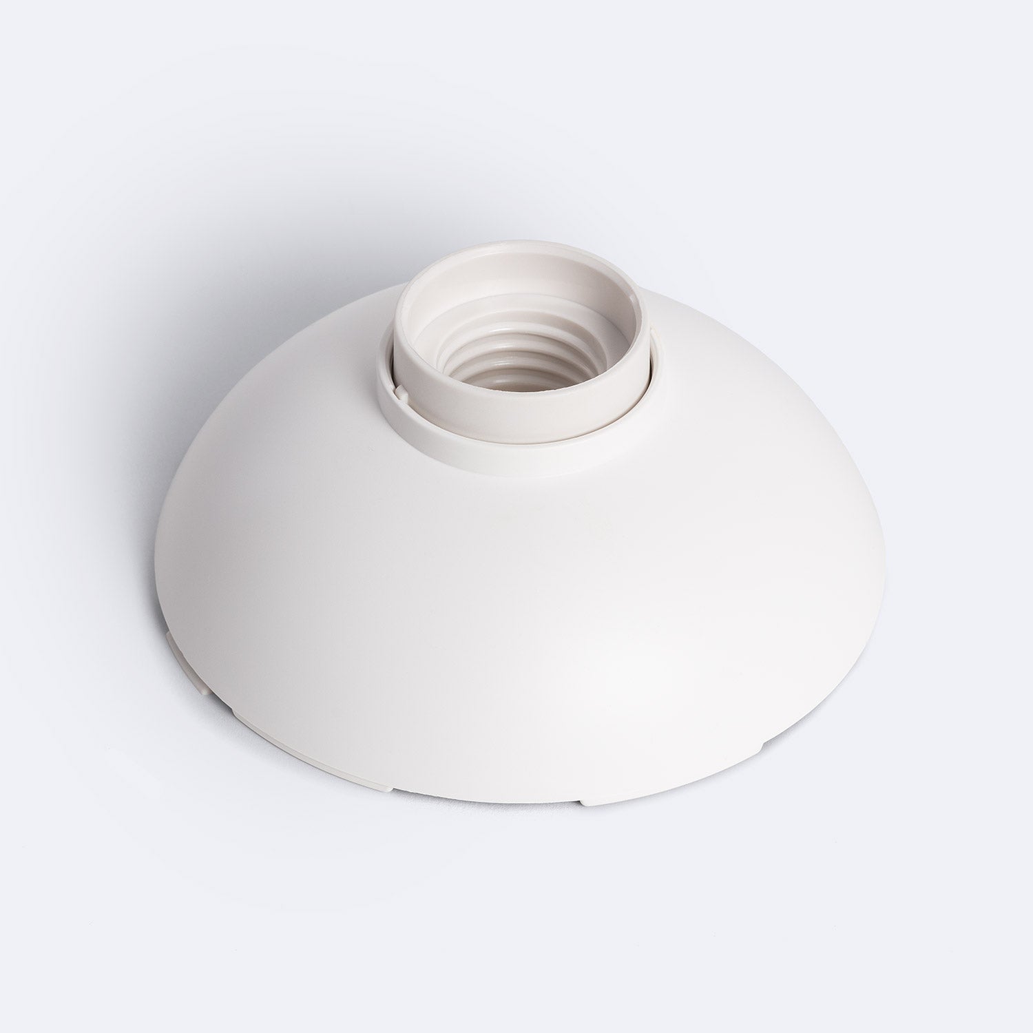 Portalámparas Esférico de Superficie para Bombillas LED E27, Blanco ...