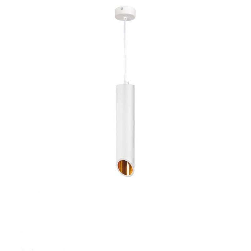 Suspensión moderna GU10 Blanche Diffuser oro H30cm | Leroy Merlin