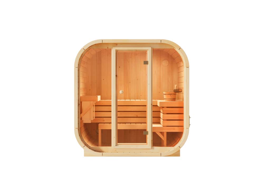 Sauna intérieur Ellipso M FinnTherm, 2x1.2m dim. ext. (cas échéant incl ...
