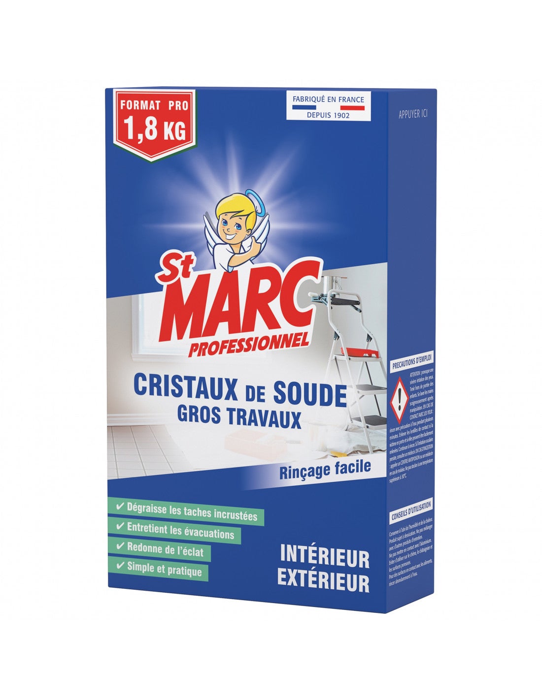 CRISTAUX DE SOUDE ST MARC 1.8 KG | Leroy Merlin