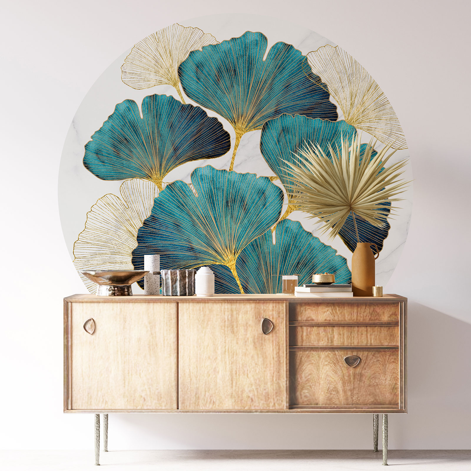 Stickers rond / cercle - Motif botanique - 3617689865232 - Adhésif ...