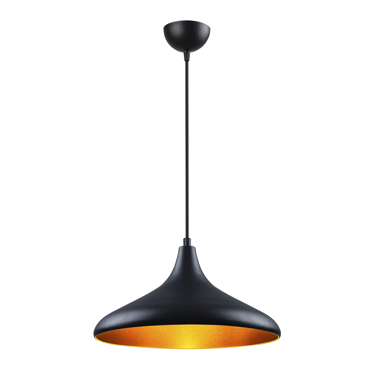 Atelier Lustre, Noir, Métal, E27, IP20, 35x35x116cm, LUMILUX | Leroy Merlin