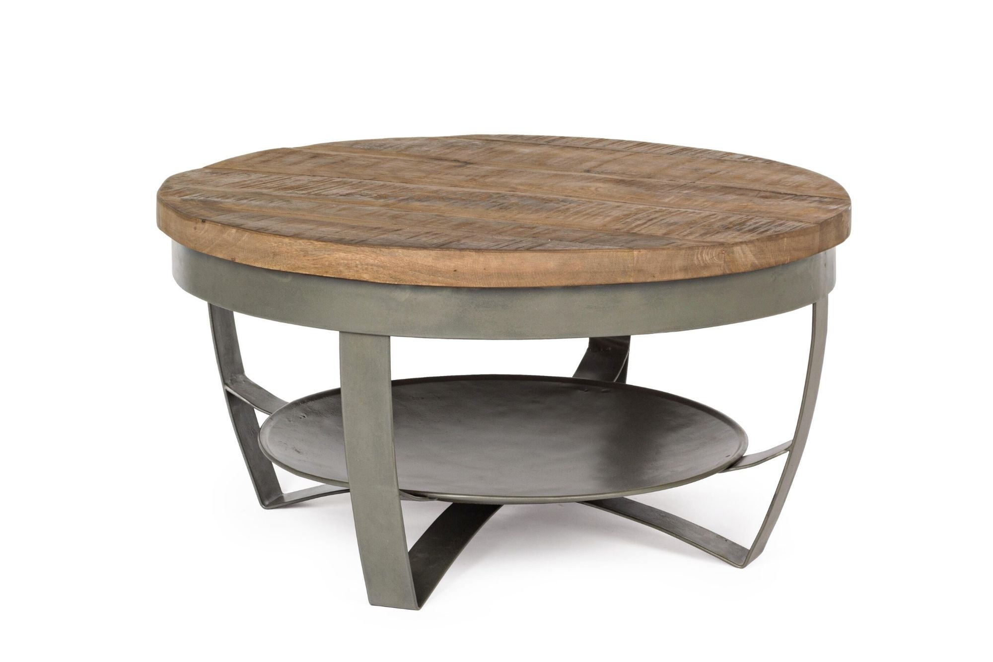 Table Basse Ronde En Bois Et Métal D65 Costale Leroy Merlin