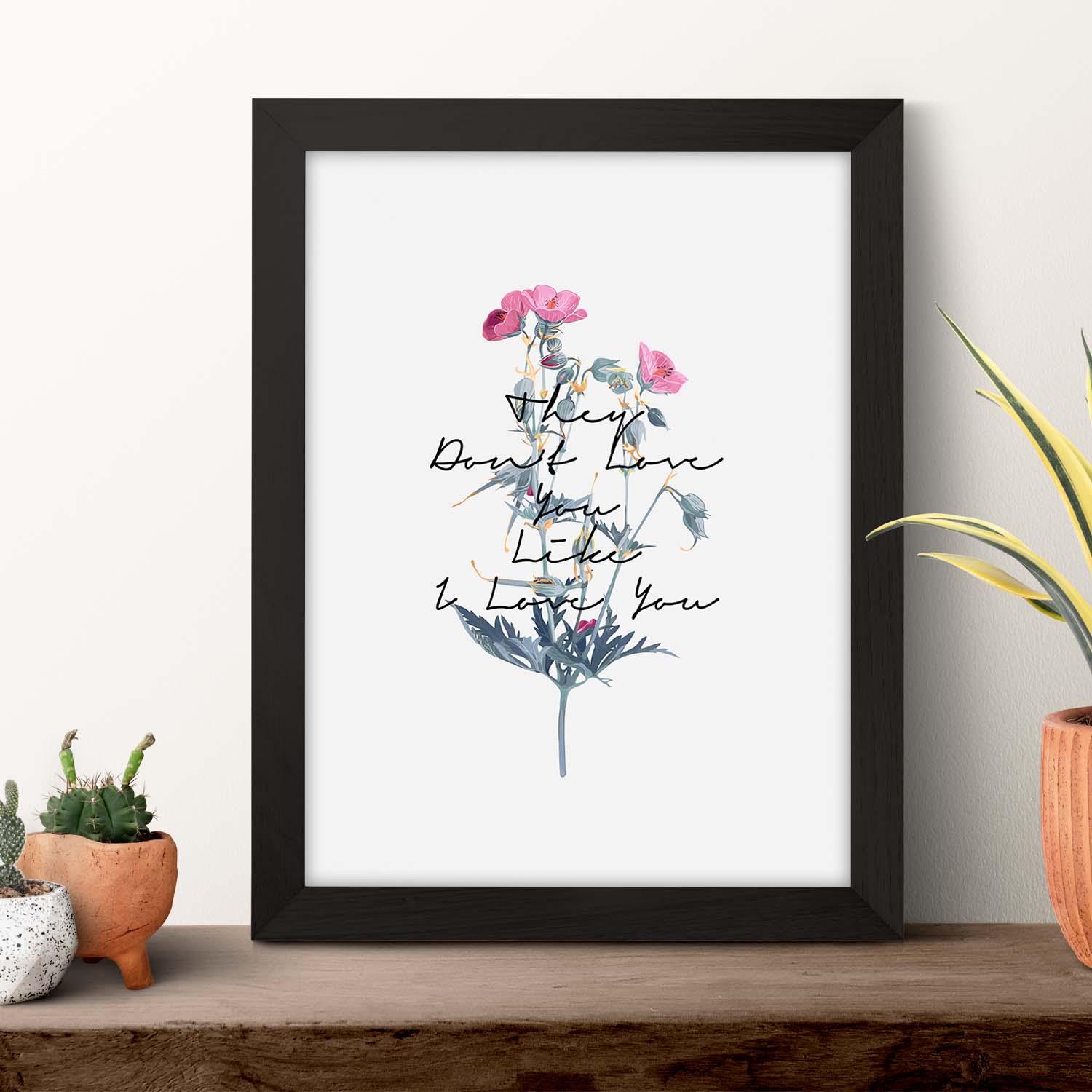 Posters Con Mensajes Felices Ilustrados Lámina De Decoración Like I ...