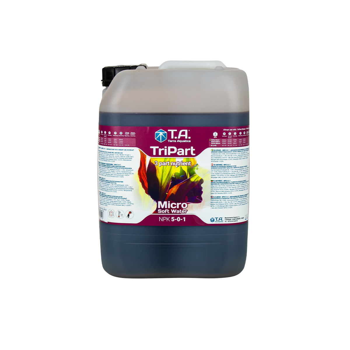 TRIPART Micro eau douce 10 litres - Terra Aquatica | Leroy Merlin