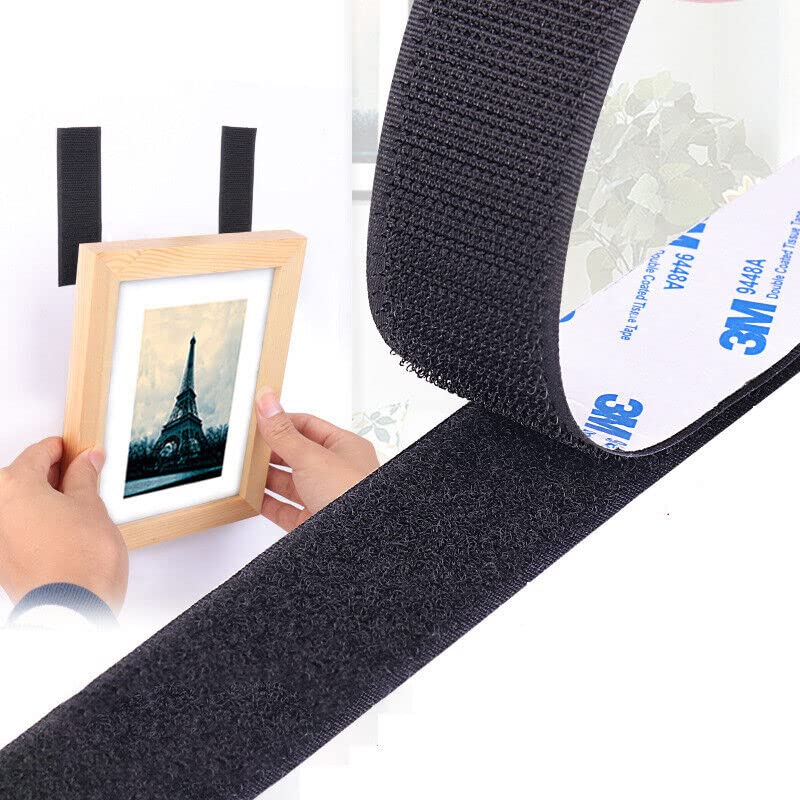5 Meters Ruban Adhésif, Self Adhesive Velcro, Hook & Loop, Bande ...
