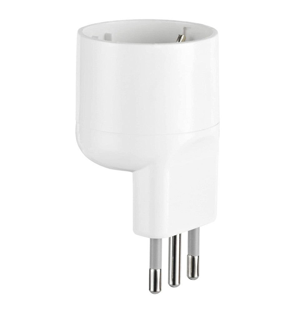 ADAPTADOR SCHUKO OFFSET ELECTRALINE BLANCO 2P+T 16A | Leroy Merlin