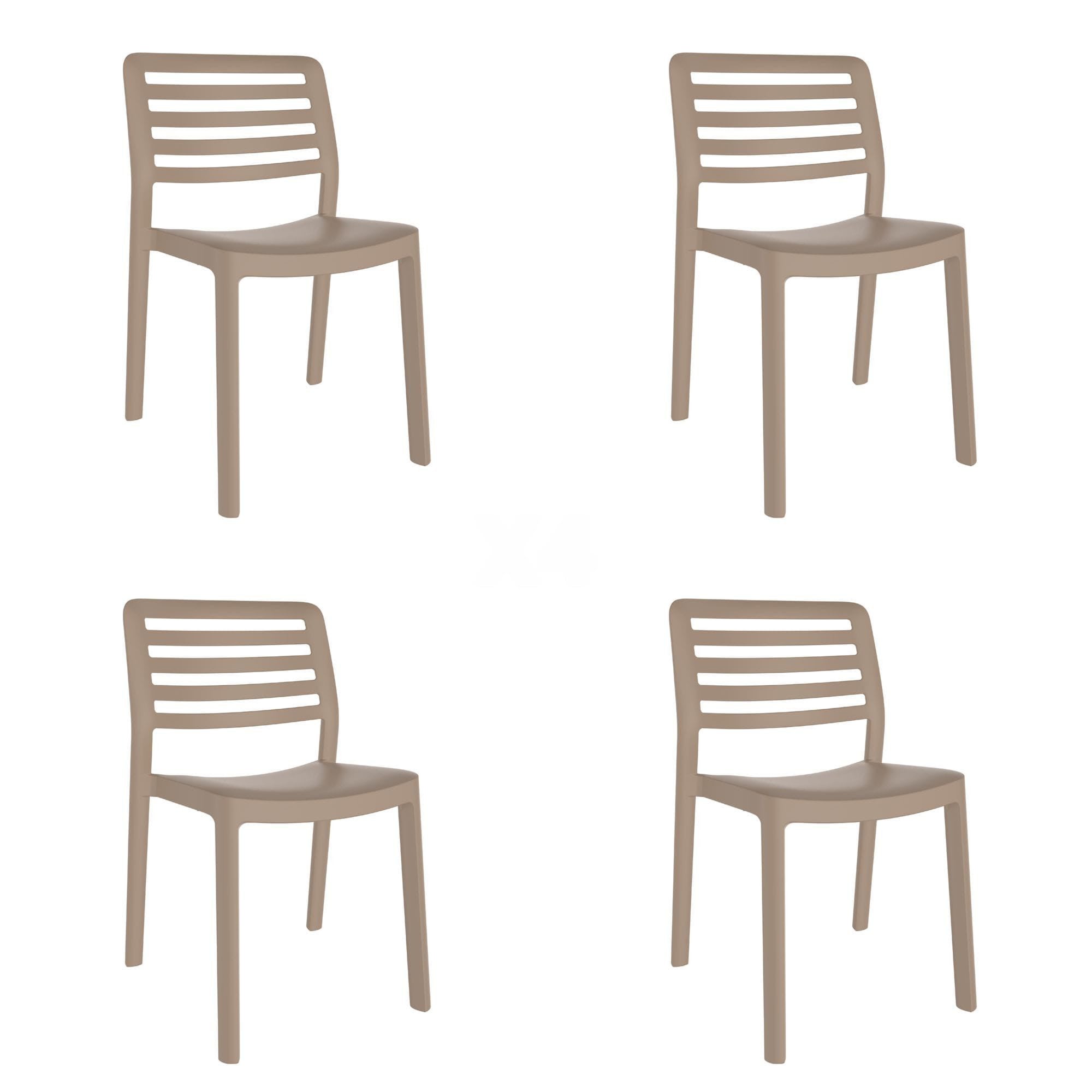 Garbar WIND Set 4 Silla Interior, Exterior Arena | Leroy Merlin