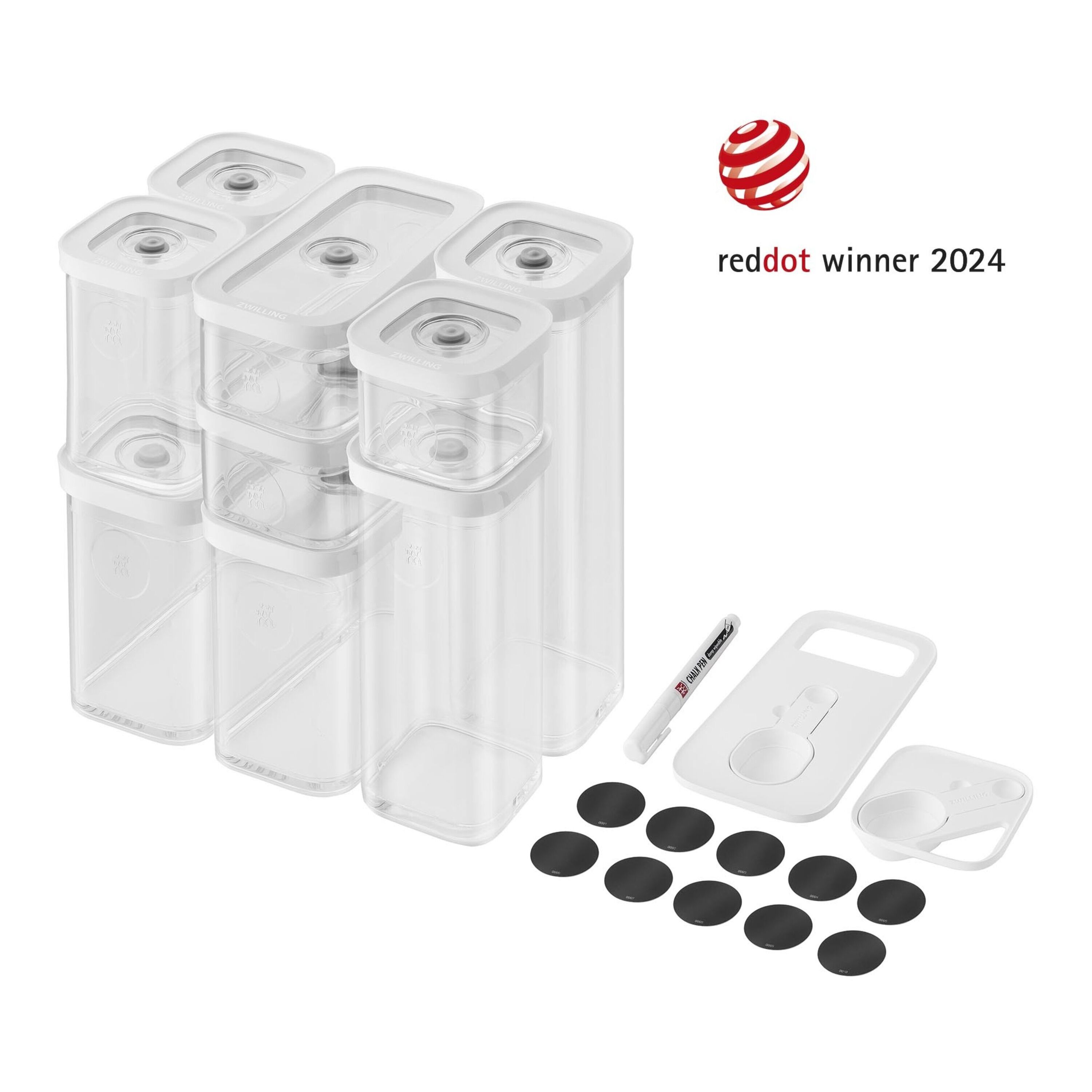 Set CUBE Fresh & Save CUBE ZWILLING, Transparente-Blanco | Leroy Merlin