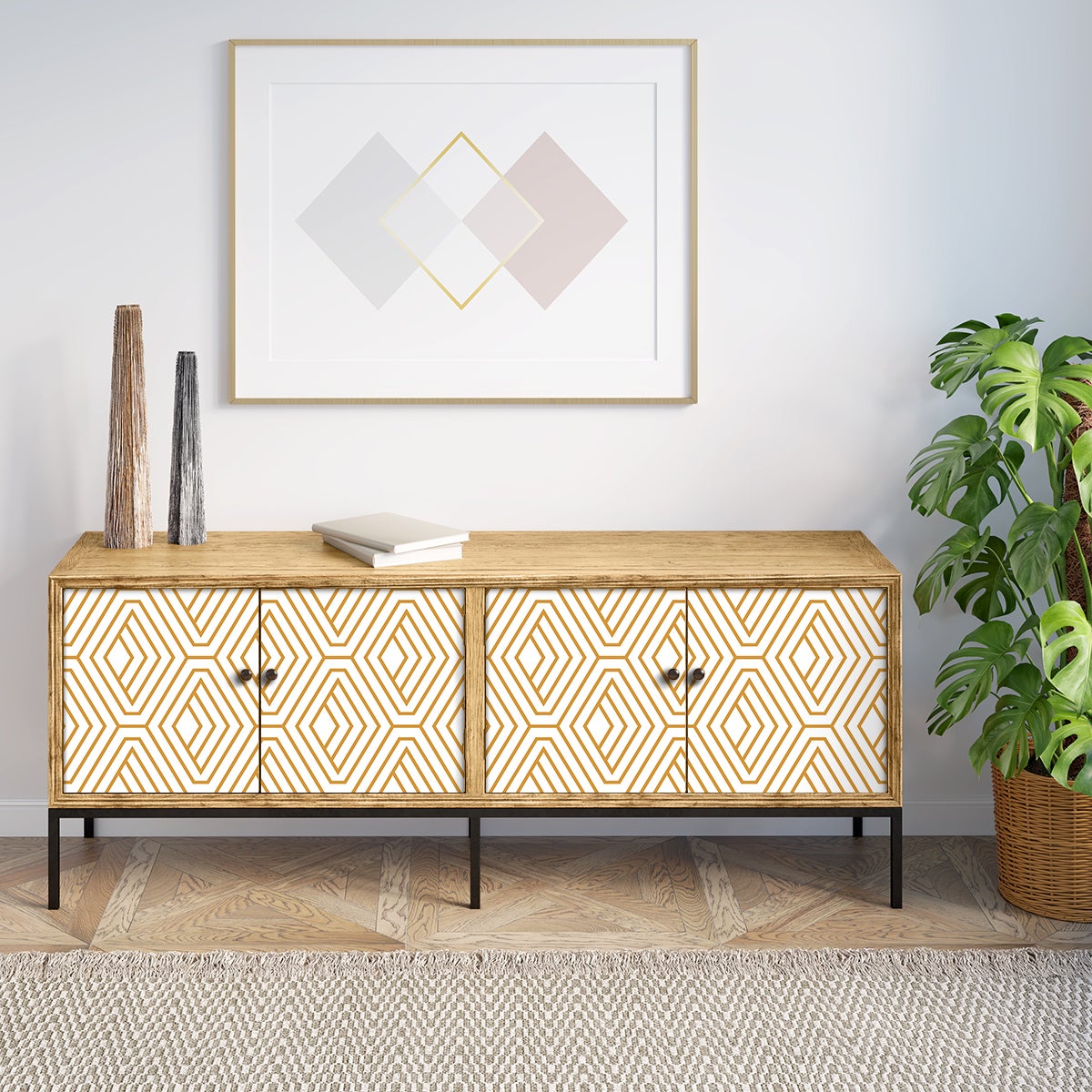 Vinilo muebles escandinavos gregor - adhesivo de pared - revestimiento ...