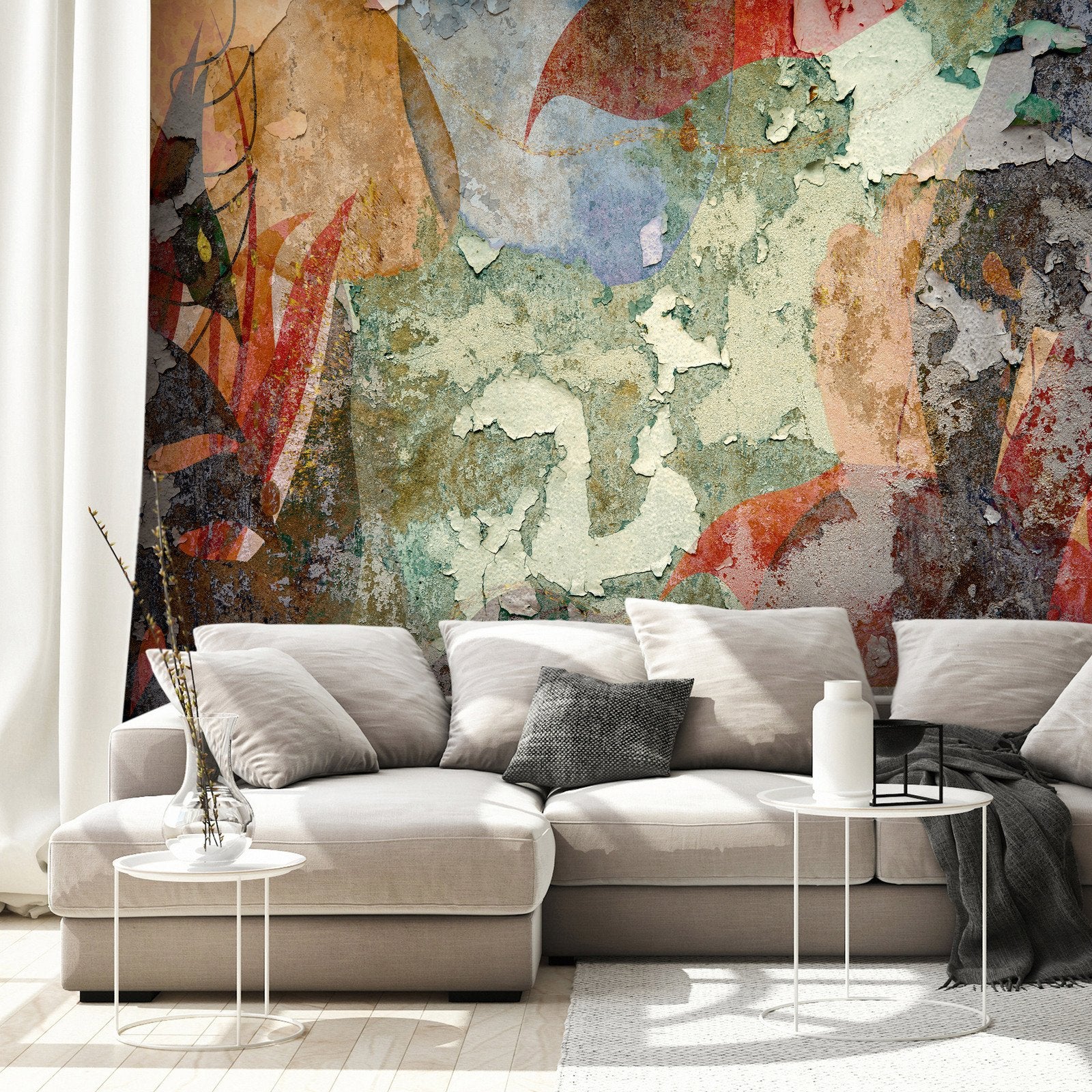 Papier peint Colourful Wall - 300 x 210 cm | Leroy Merlin