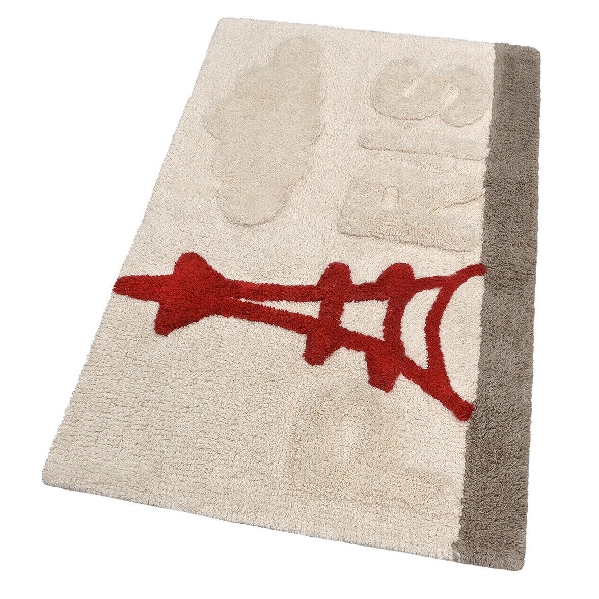 Alfombra De Baño Puro Algodón Absorbente Alfombra De Noche Suave Paris ...