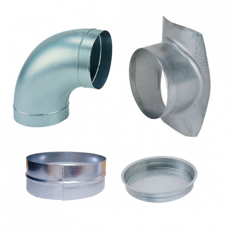 Lot d'Accessoires pour VMC ATLANTIC Acier Galva Piquages Express ...