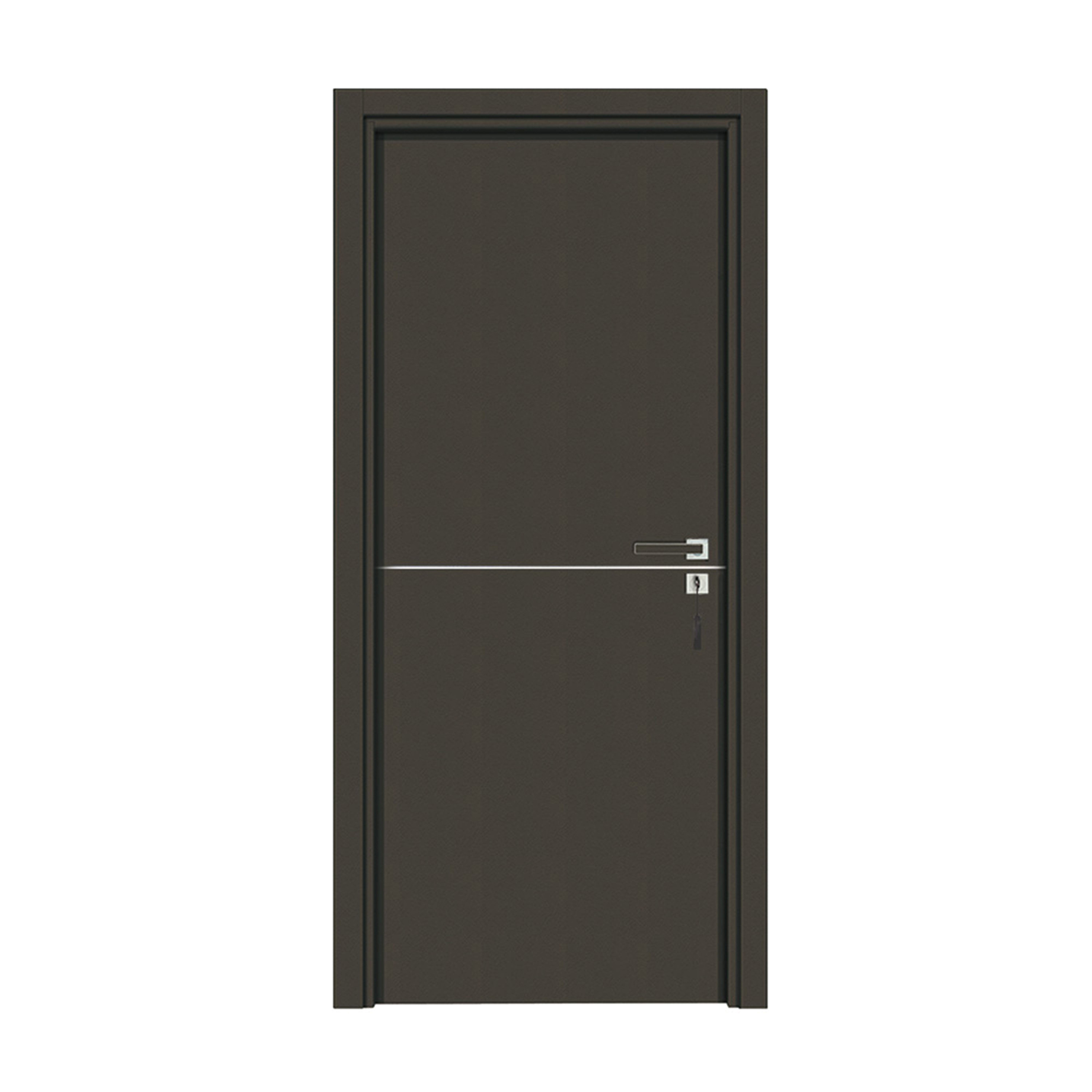 Bloc-porte pose fin de chantier collection Premium Riva, H.204 x l.73 ...