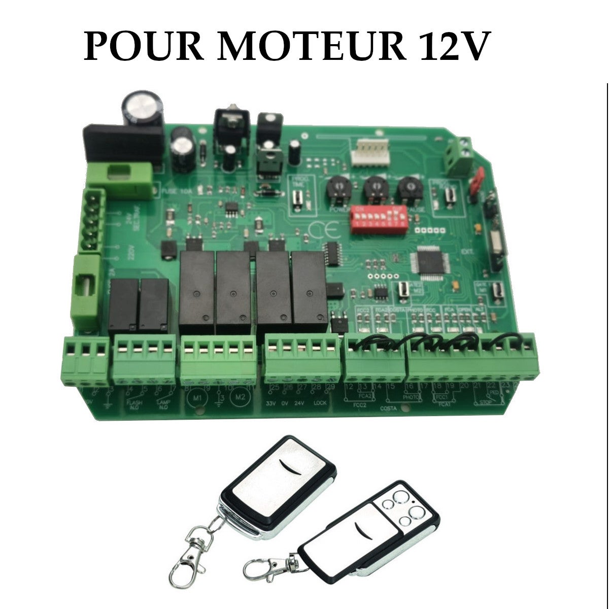 Tarjeta electrónica de repuesto para automatización de cancelas de 12v ...
