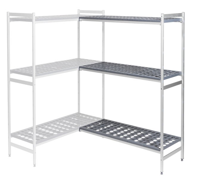 Rayonnage Retour FERMOSTOCK 3 Niveaux 5711 - Profondeur 360 mm - Fermod - l299.9- L0- P36- h168 ...