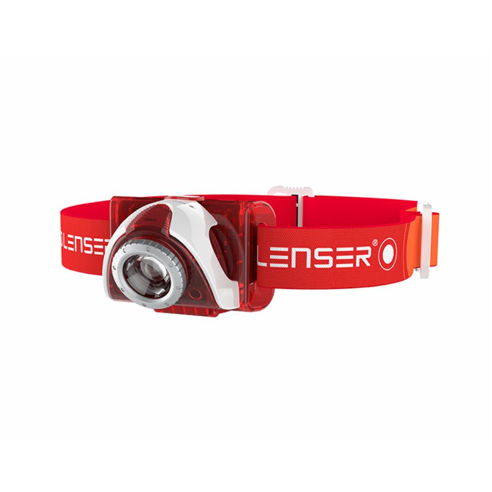 LED LENSER boîte rouge SEO5 lampe frontale. 120 lm SEO5 RED | Leroy Merlin