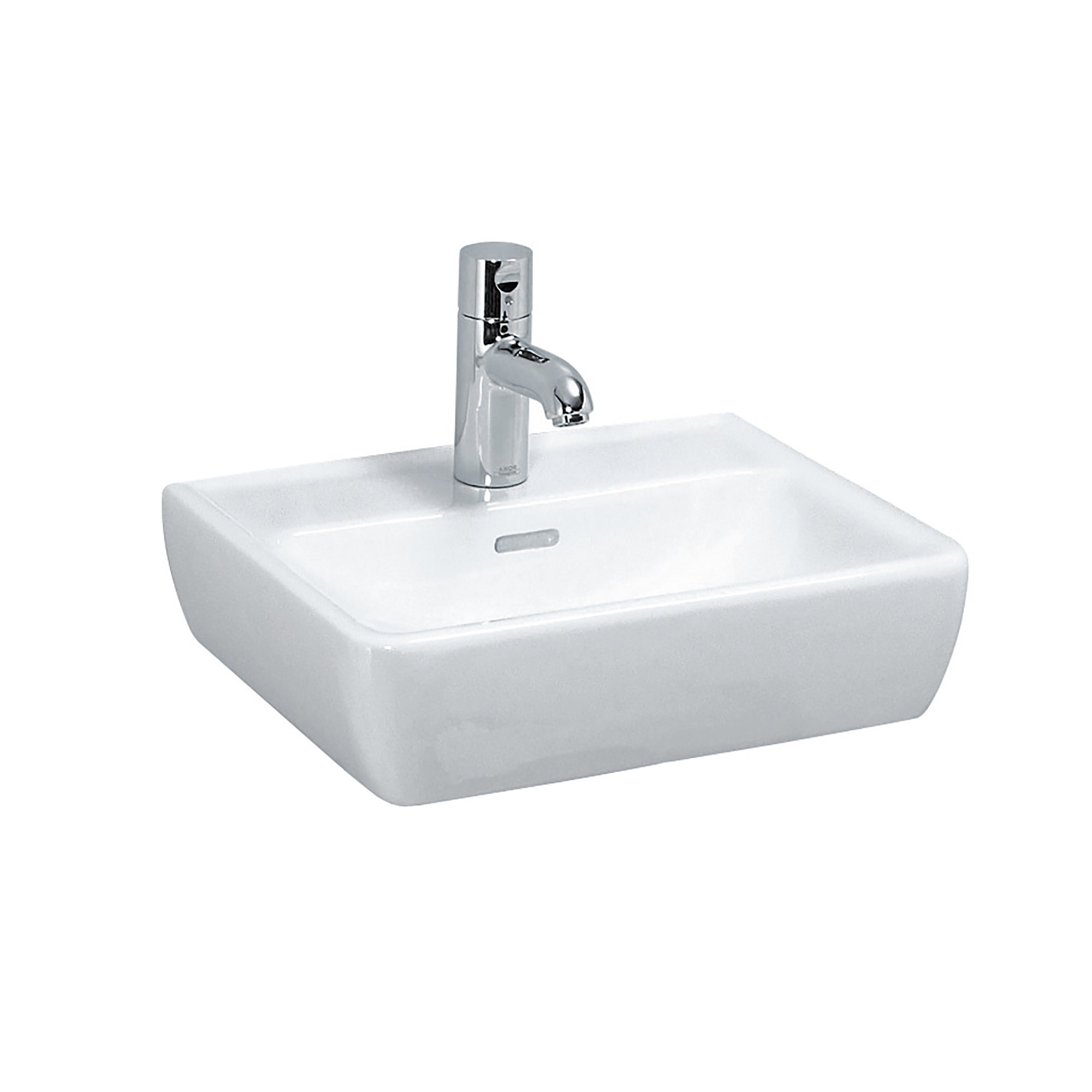 Laufen PRO A lavabo con enjuague manual, 1 agujero para grifo, con ...