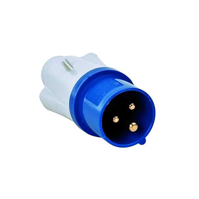 GW60004H HP IP44 Enchufe móvil recto 2P+T 16A 200-250V 6H | Leroy Merlin