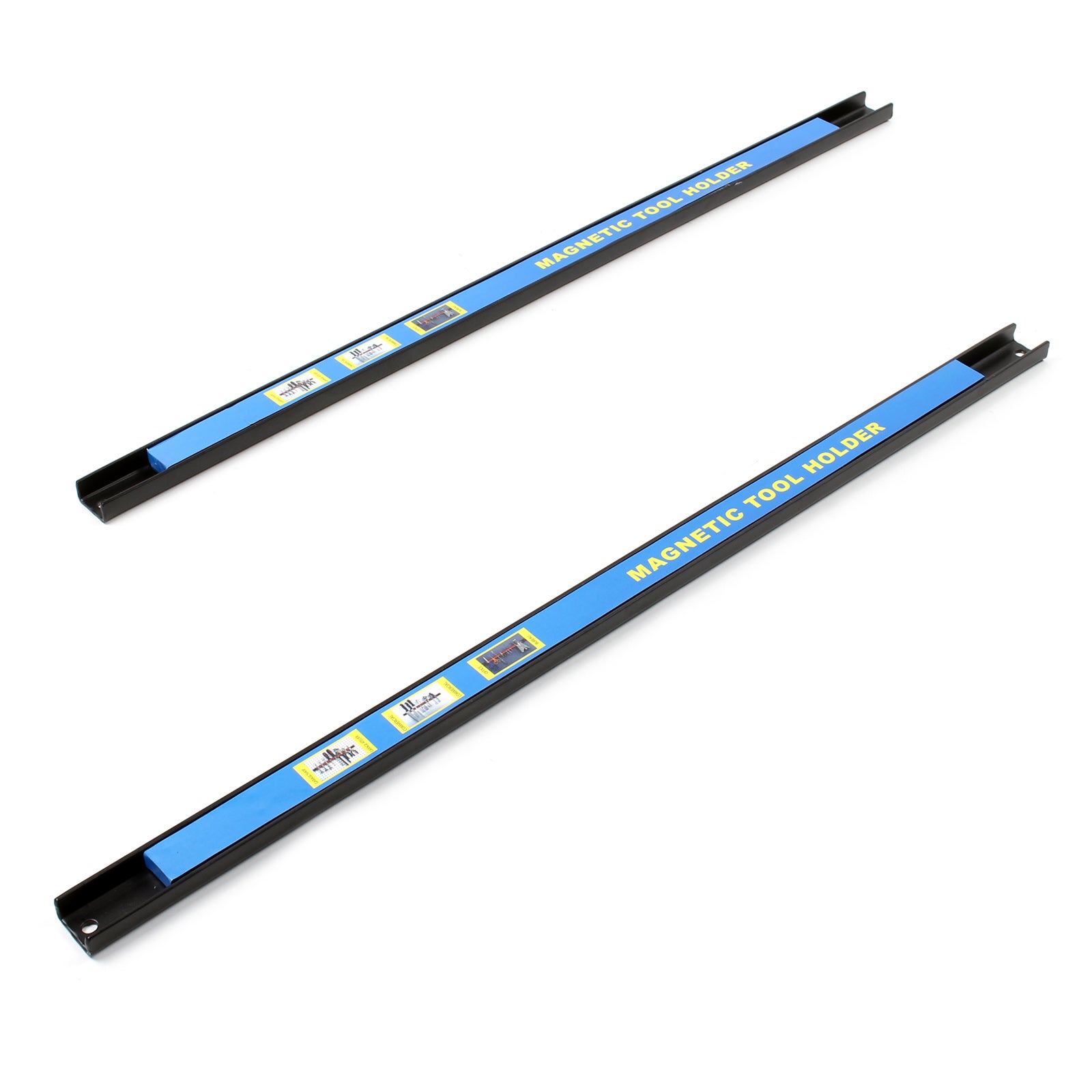 Listón magnético Barra magnética 61cm Set 2 piezas Soporte herramientas ...
