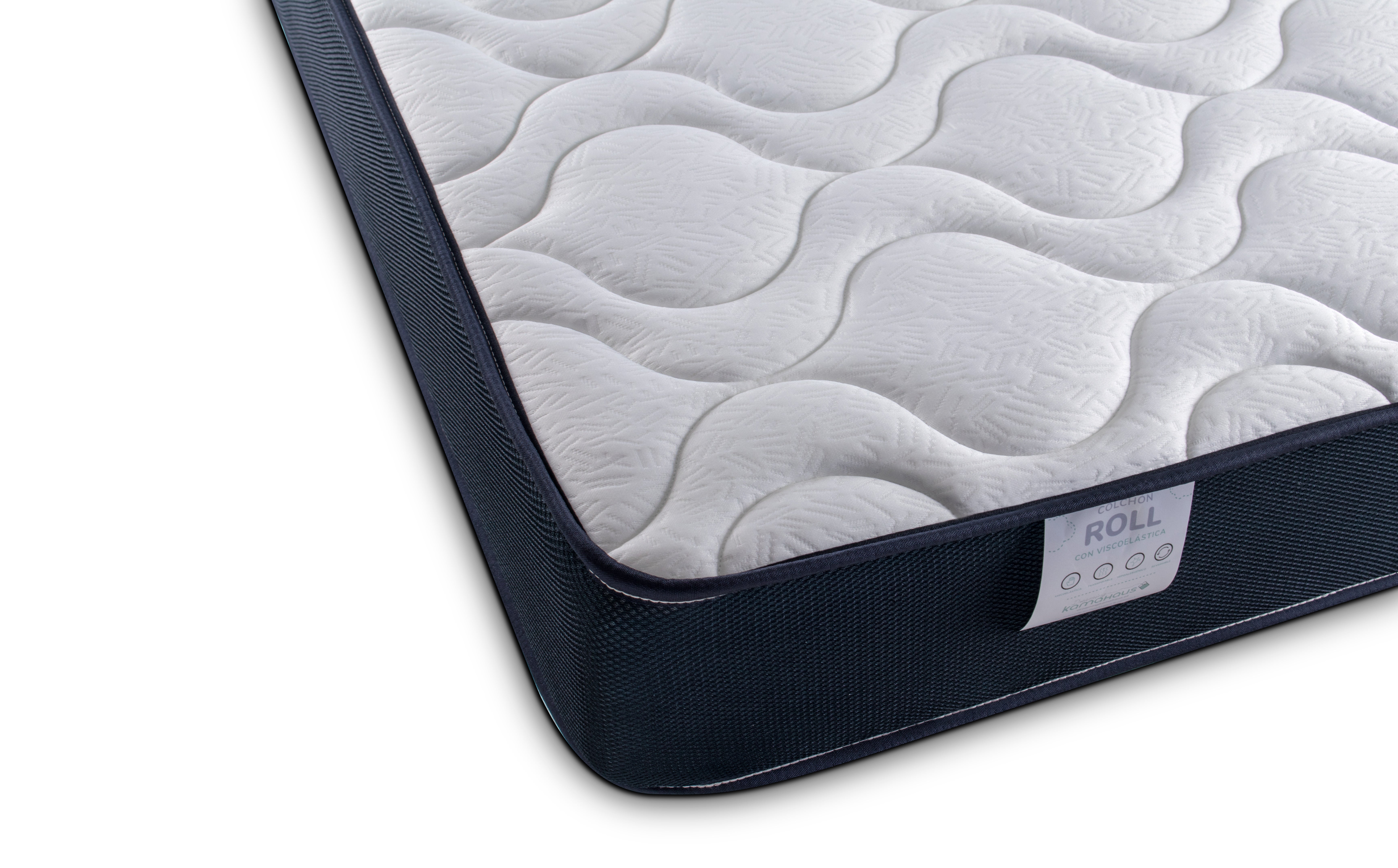 Colchón Doble Cara 80x180 cm Visco Roll - Altura +/- 20 cm - Firmeza ...