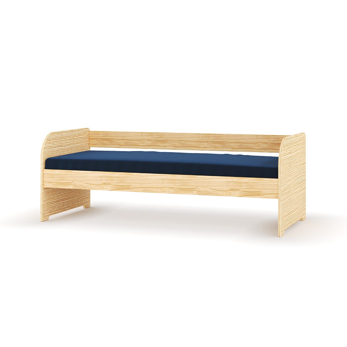 Pack lit banquette avec matelas Ezra Bois 80x190 cm | Leroy Merlin