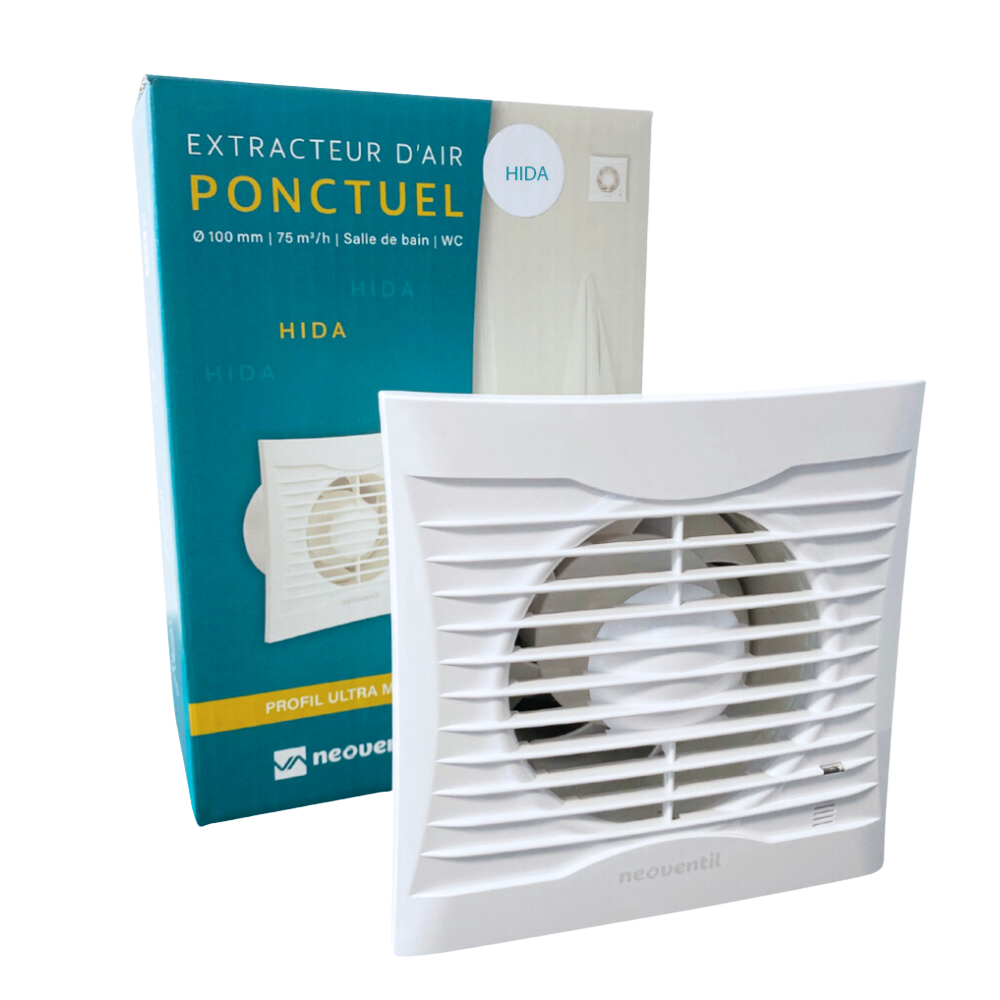 HIDA T-V2 - Extracteur d'air intermittent pour Salle de Bain, WC et ...
