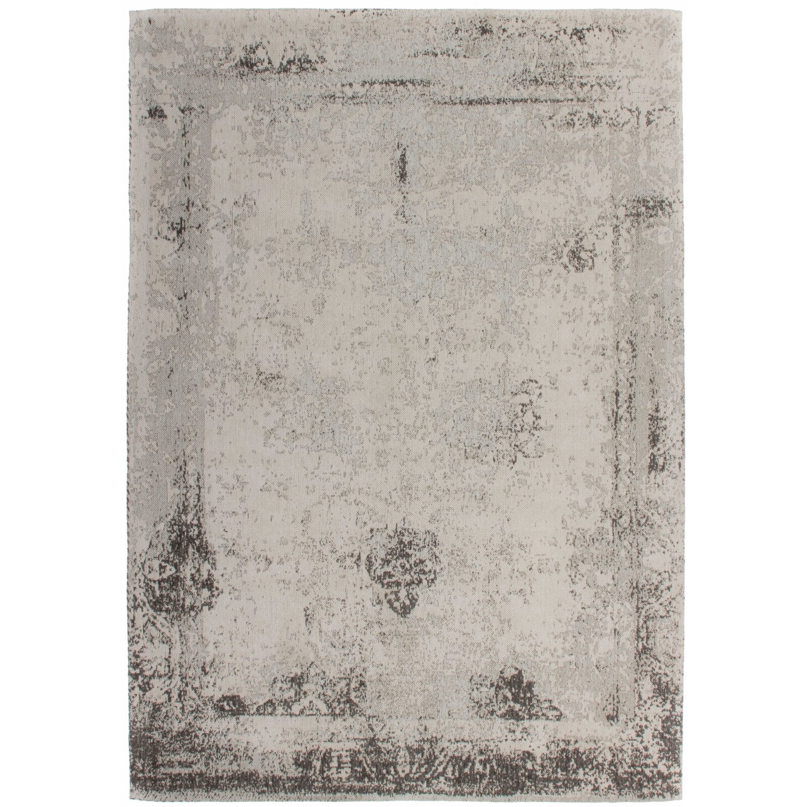 Tapis fait main nostalgie 285 anthracite | Leroy Merlin