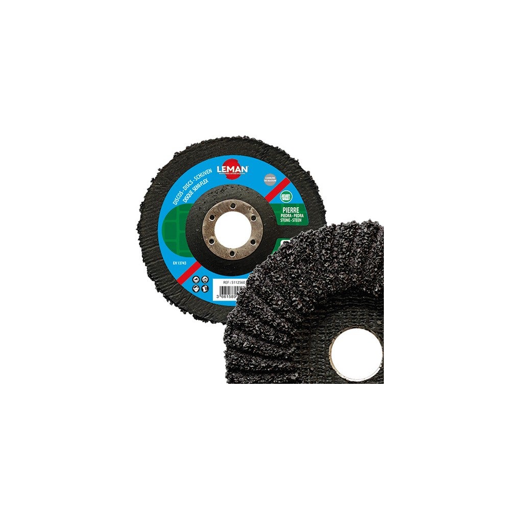 Boite de 10 disques semi-flex pour pierre Classic ø 125 Grain 16 ...