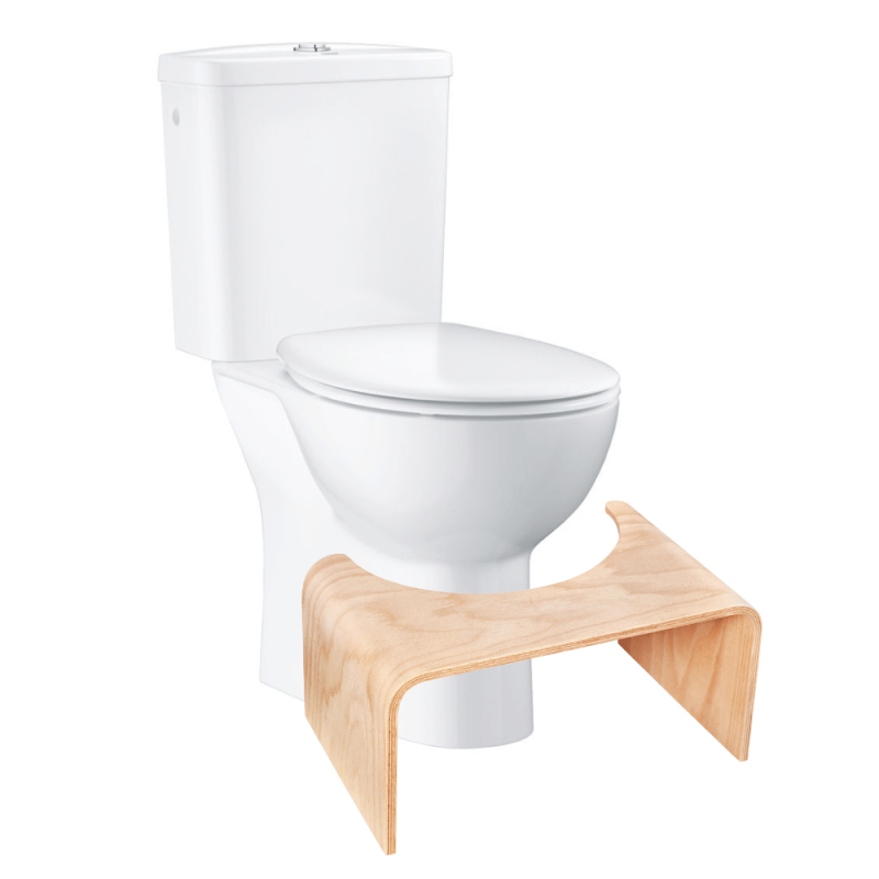 PACK WC avec bride à poser GROHE Bau Ceramic + Tabouret physiologique ...