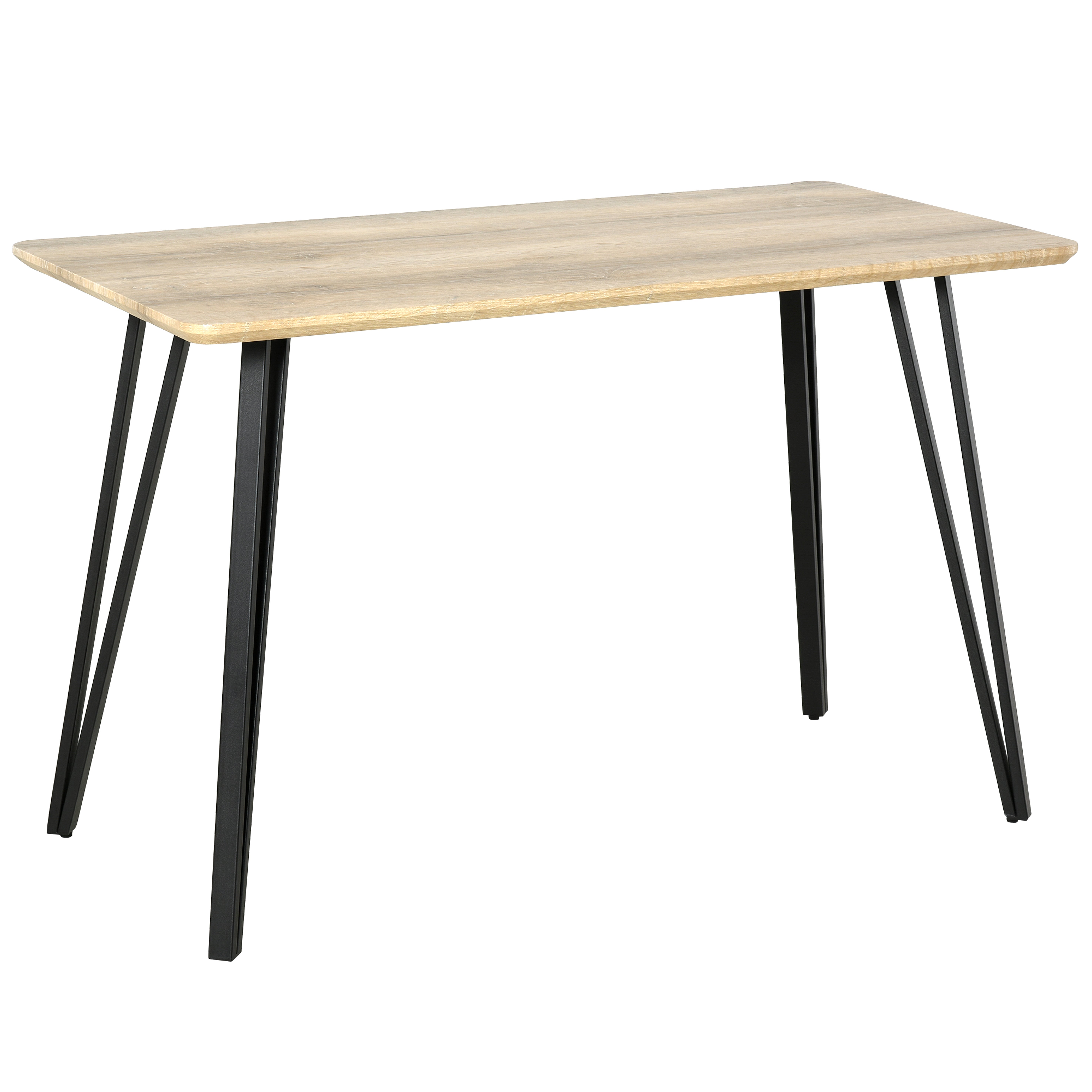 Table à manger design industriel grand plateau dim. 120L x 60l x 75H cm ...