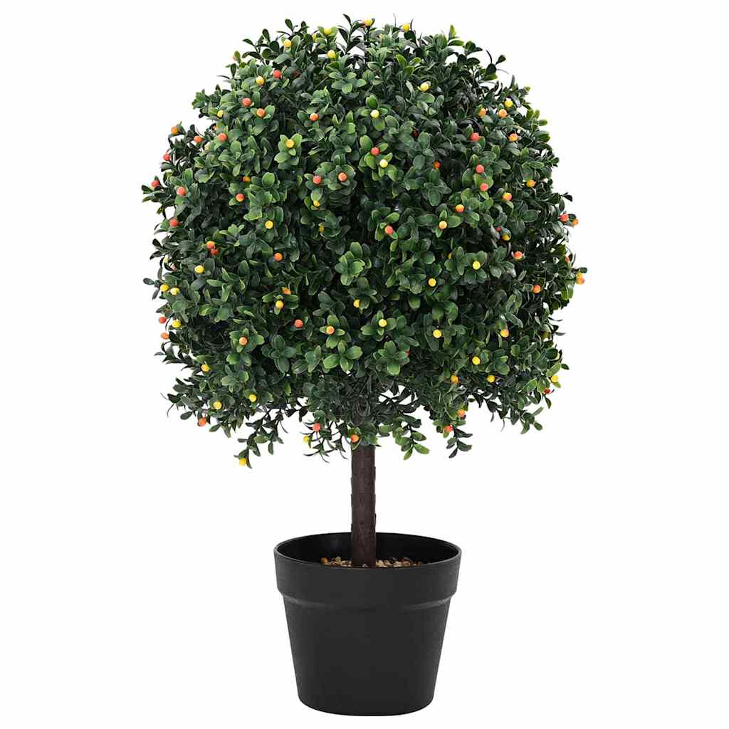 VidaXL Boule en Buis Vert 35 x 35 x 50 cm Plastique | Leroy Merlin