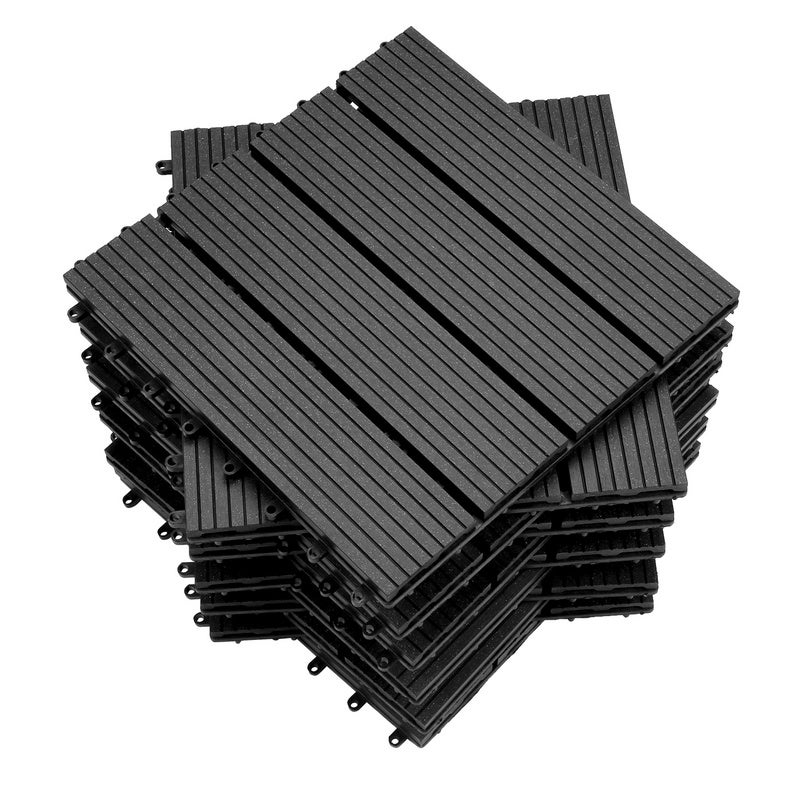 22x terraza compuesta Efecto de madera compuesto esclavos de jardín en ...