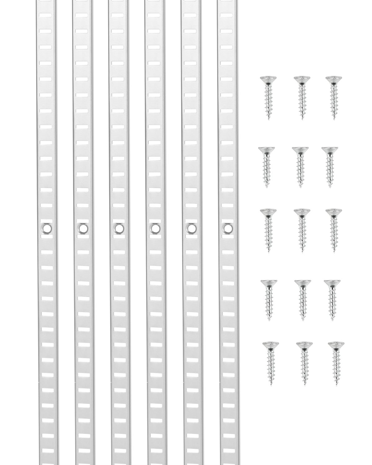 Pilastri Mensole, 36,5 Pollici, Confezione 8, Staffe Mensole Regolabili ...