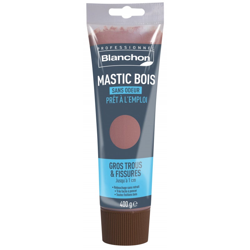 Mastic bois prêt à l'emploi - Blanc - 400g | Leroy Merlin